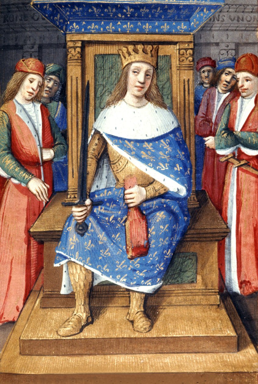 French King Louis IX (Saint Louis, 1214-1270, King from 1226 to 1270 ...