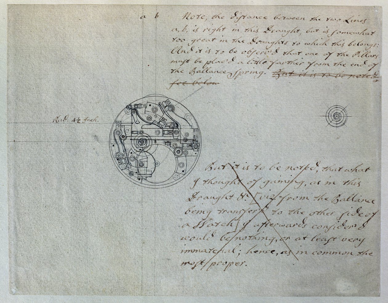 John Harrison's design for the 'lesser watch' mentioned by him to the ...