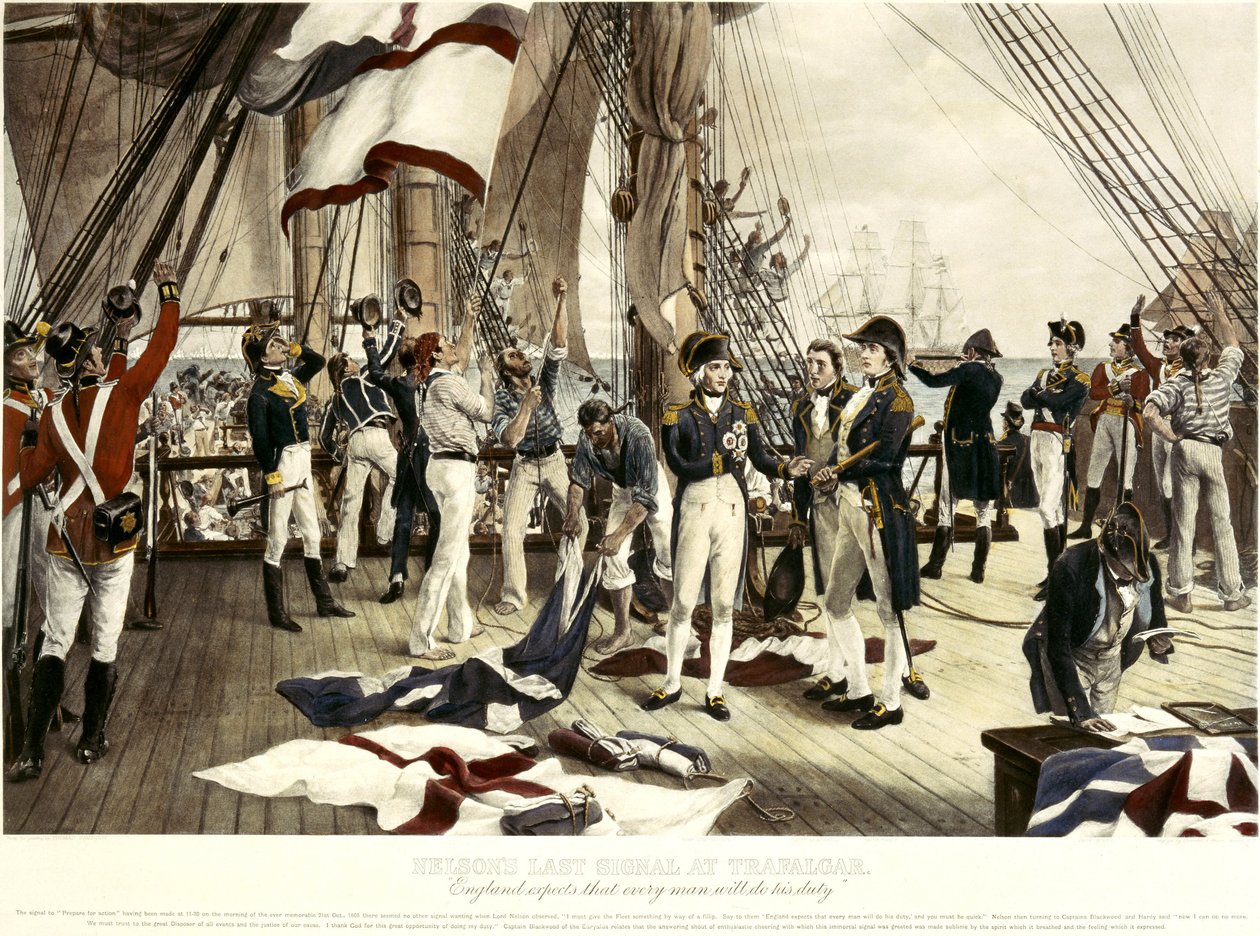 Horatio Nelson Battle Of Trafalgar