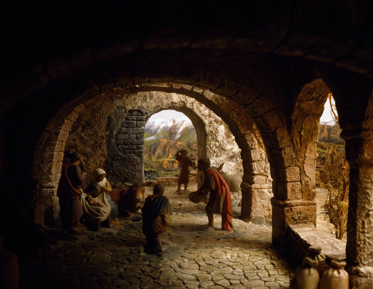 Nativity, nativity diorama, Spain, 20th century