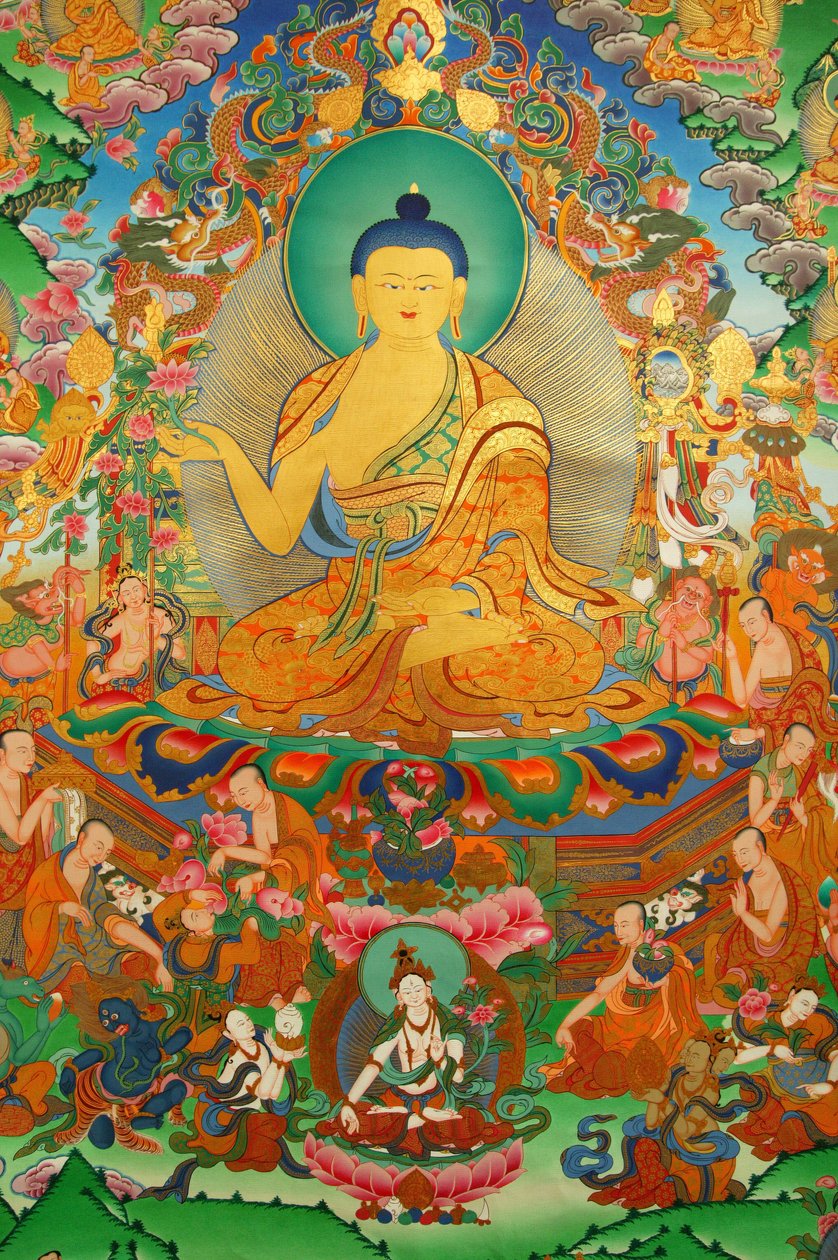 Nepalese tangka, Paris, France by Unbekannt: Fine art print