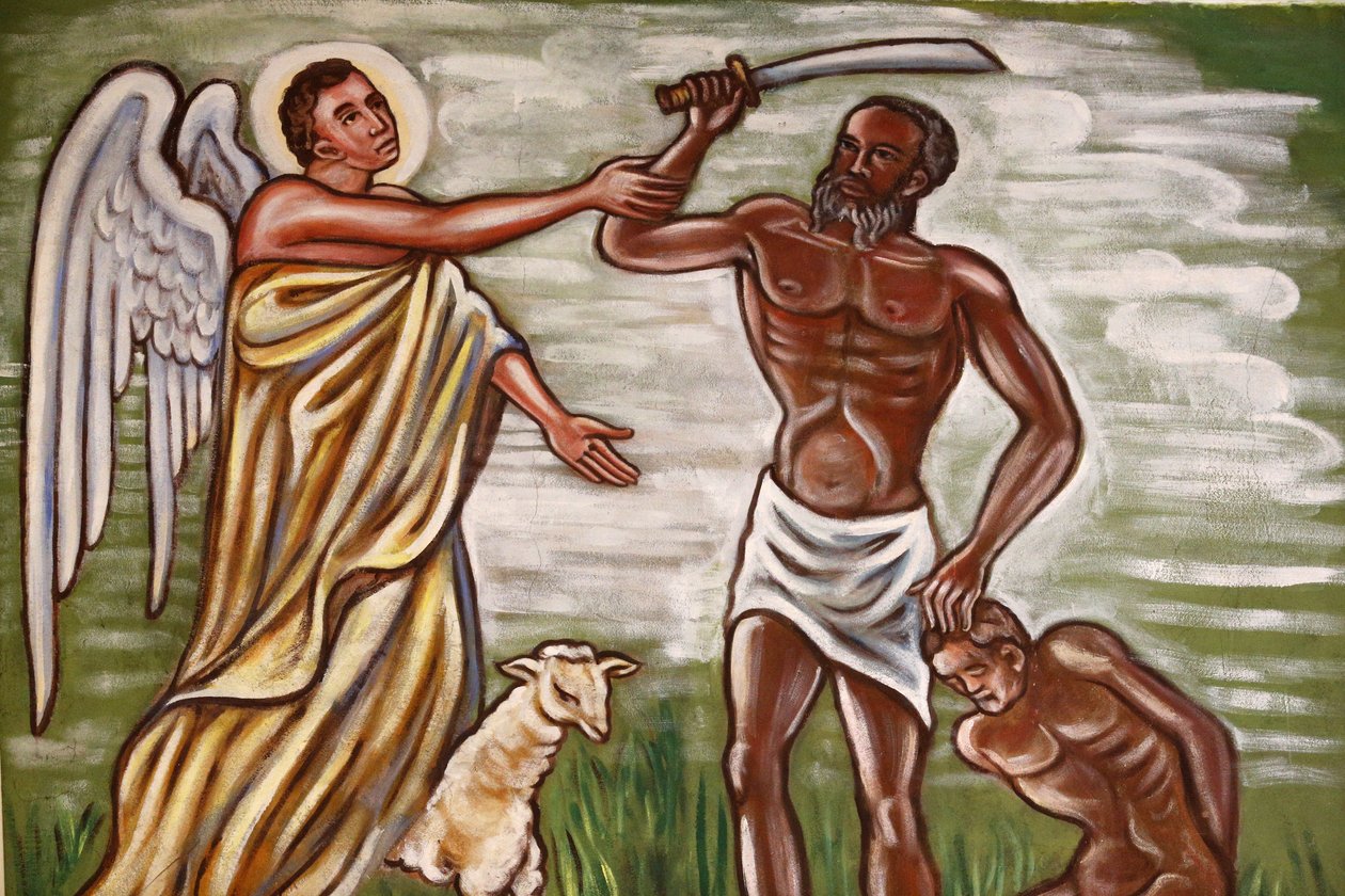 The sacrifice of Abraham, Aneho, Togo by Unbekannt