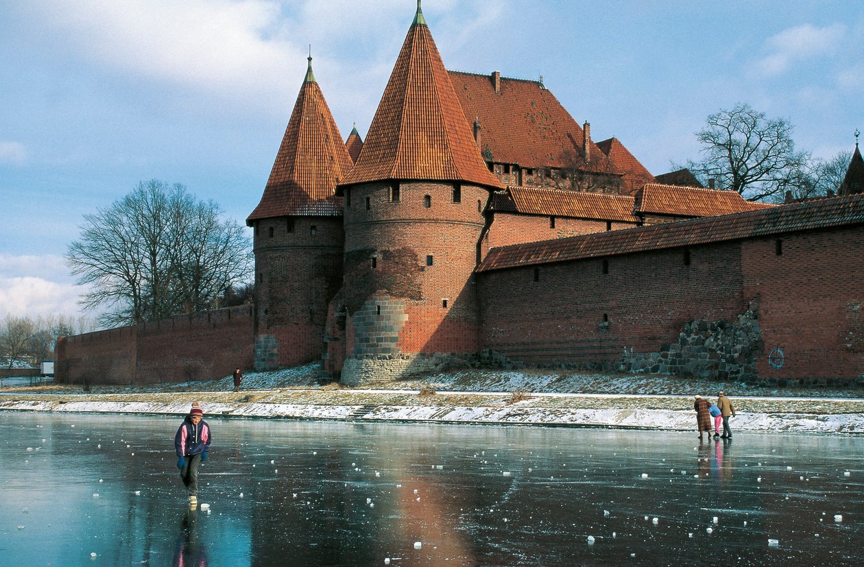 Castle in Malbork, Gothic Fortress Built by Teutonic Order