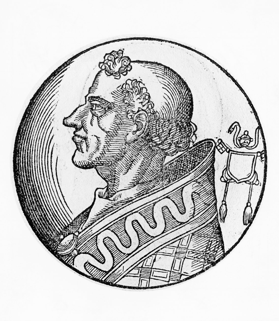 Portrait of John II, 56th Pope of Catholic Church