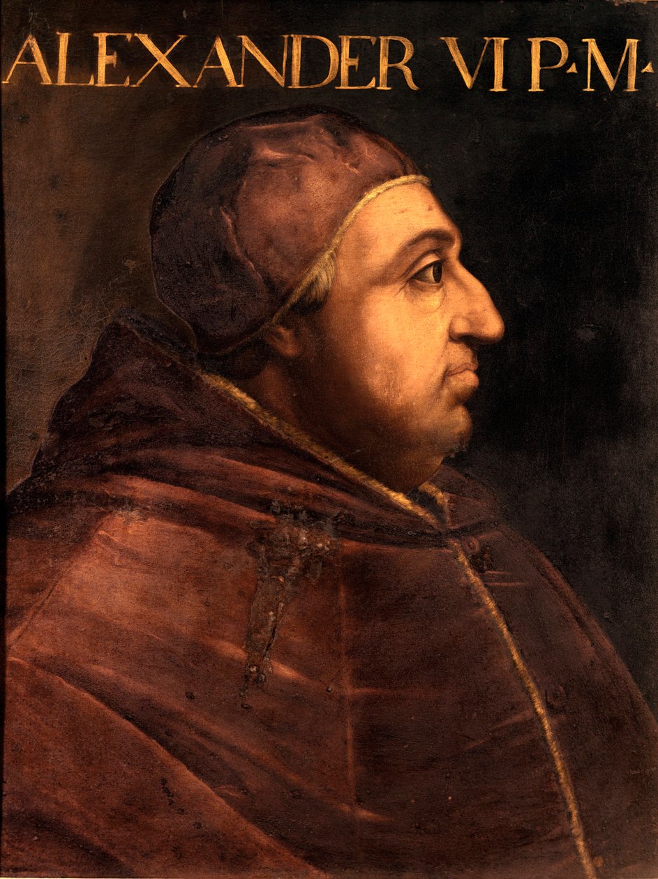 Portrait of Pope Alexander VI (Rodrigo Borgia)
