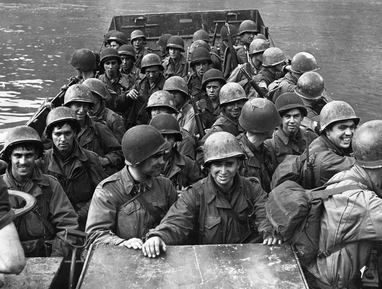 Second World War: Boppard near Koblenz (Germany) March 22