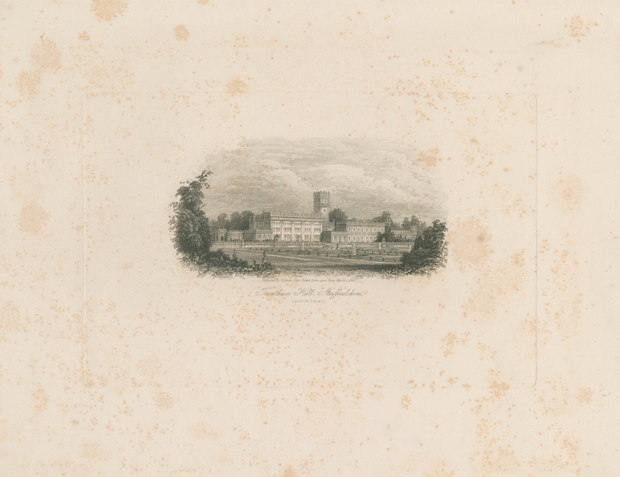 Trentham Hall by Unbekannt: Highest-quality art reproduction