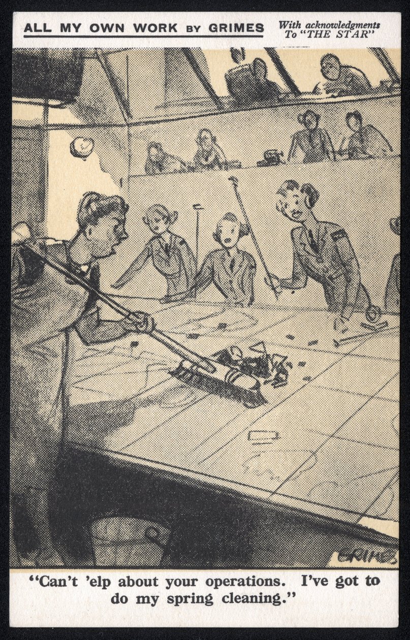 United Kingdom: A humorous postcard produced during WW2 by Raphael Tuck ...