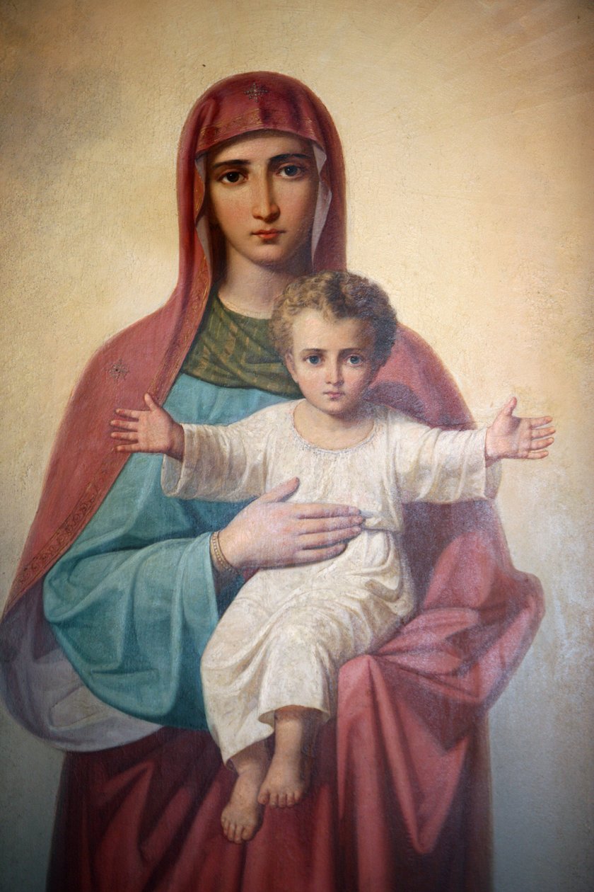 Virgin and Child Icon by Unbekannt: Buy fine art print