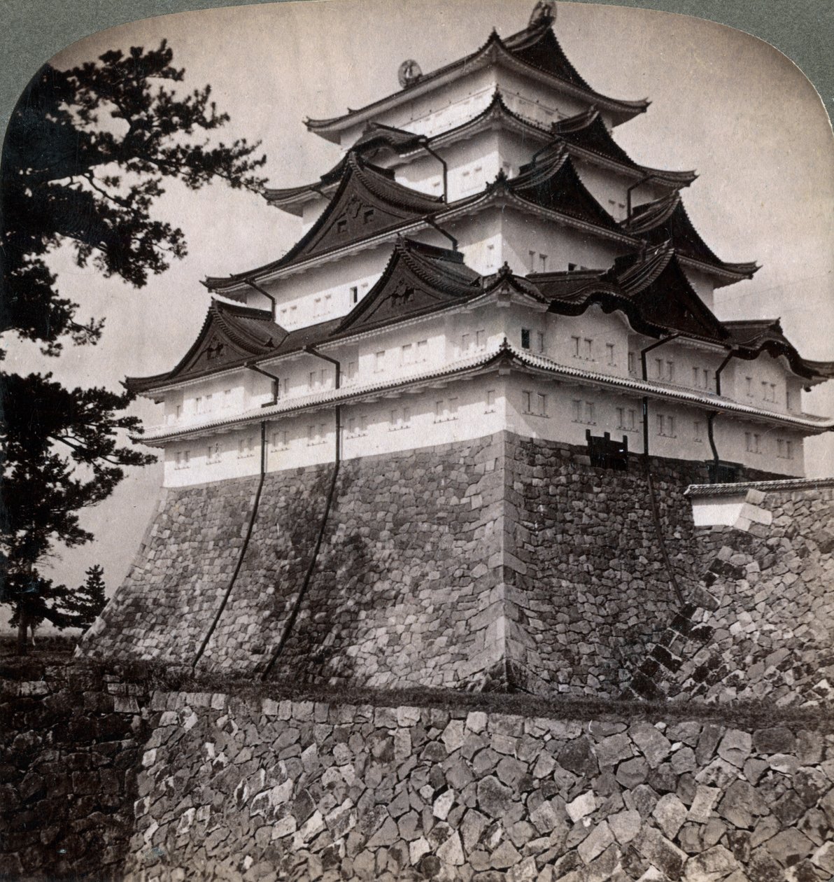 Medieval moated castle of Japanese princes, occasionally used by the ...