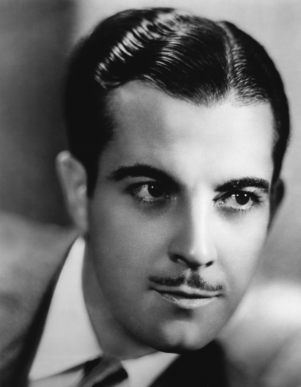 Portrait of Ramon Novarro (1899-1968), Mexican Film Actor