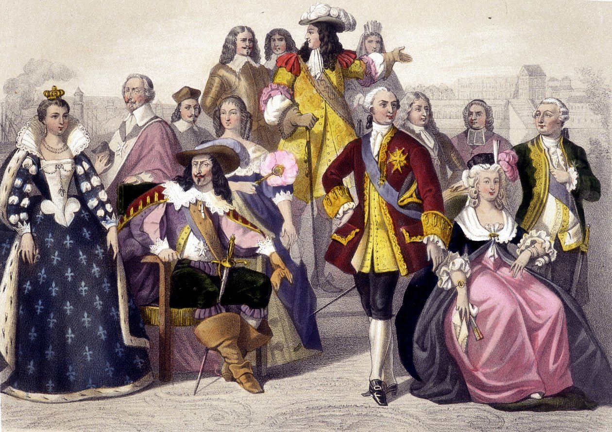 1610 to 1774. Marie de Medici, Louis XIII, Louis XV, Marie Antoinette ...
