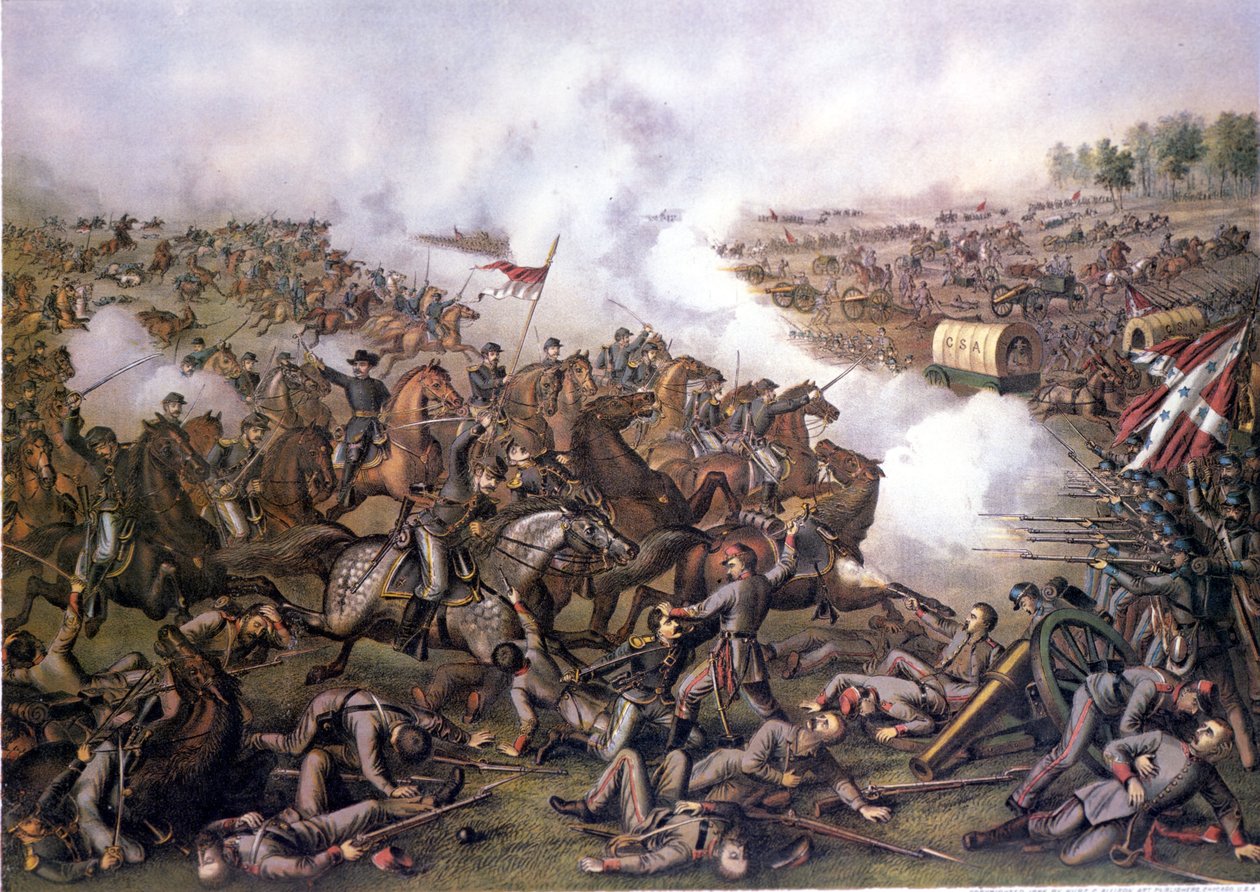 American Civil War Battle Scenes
