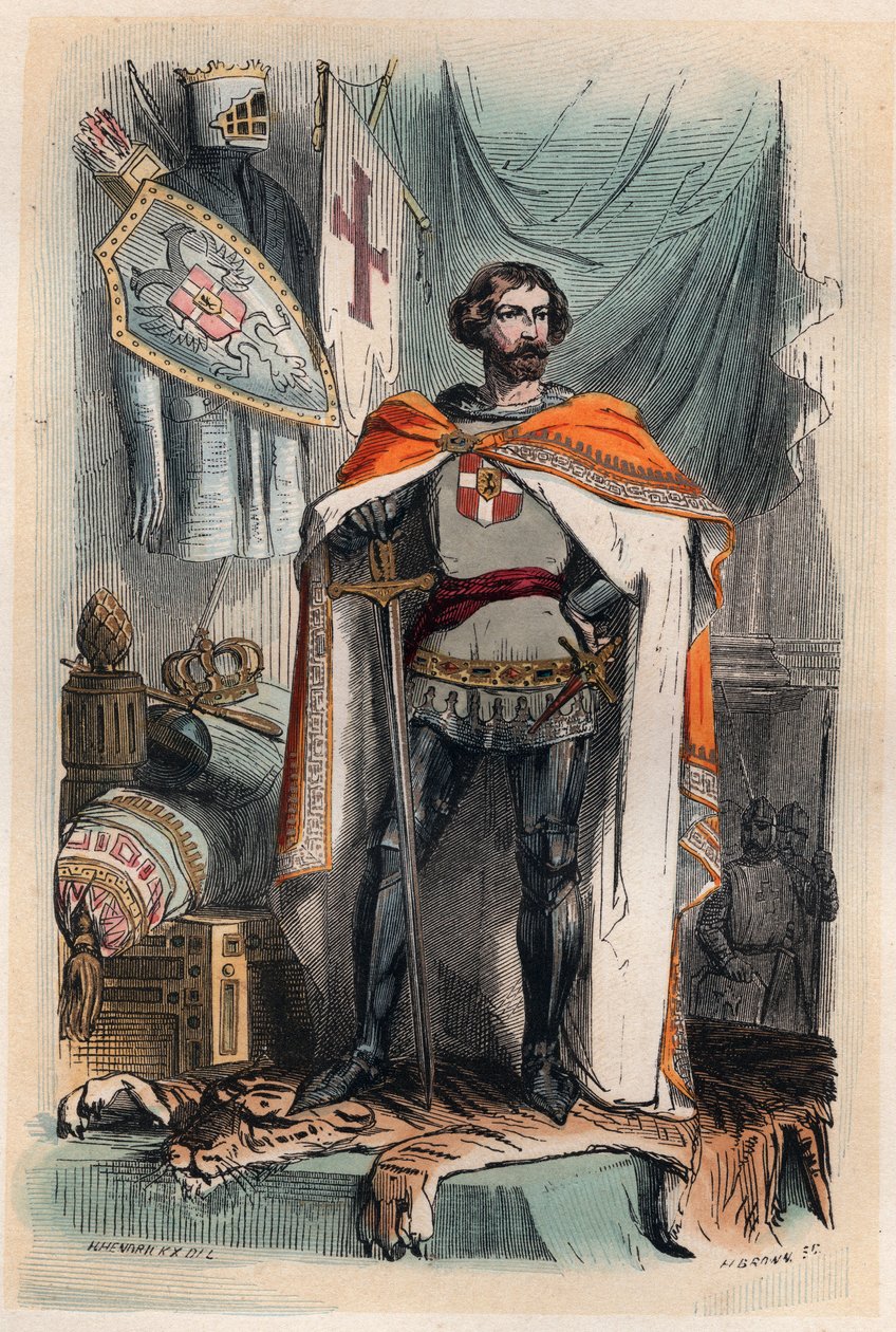 Baldwin I of Constantinople - Portrait of Baldwin I, Latin Emperor of ...