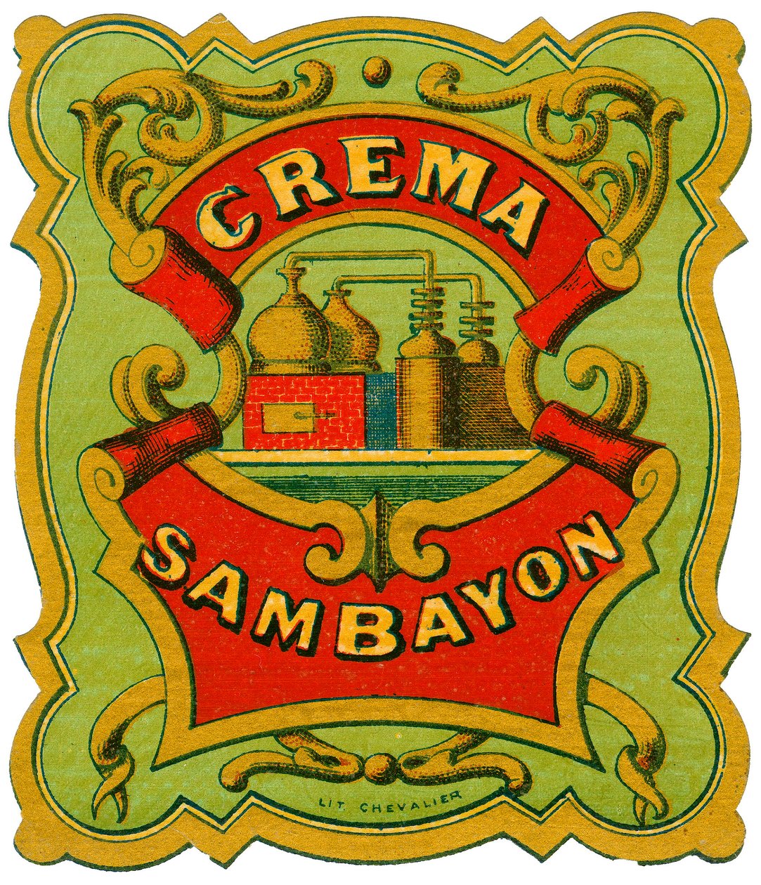 Crema Sambayon alcohol advertisement by Unknown artist