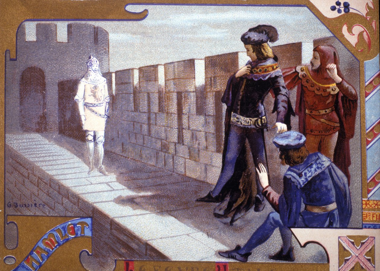Hamlet's Ghost (19th Century Chromolithography)