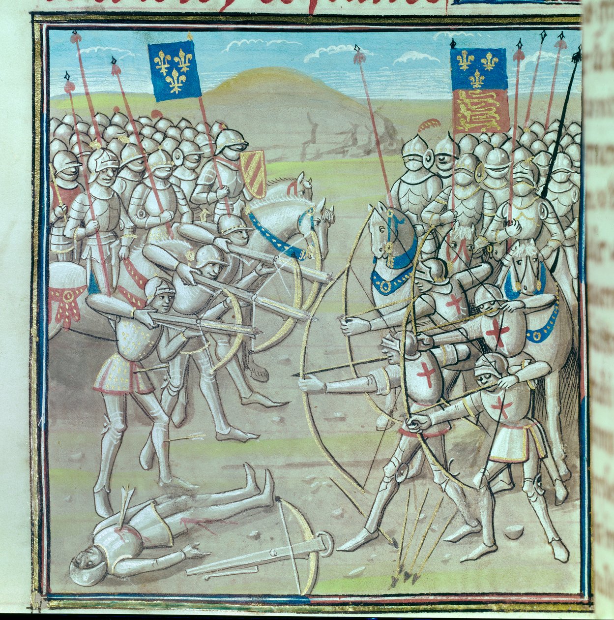 Hundred Years War: The Battle of Crecy by Unknown artist