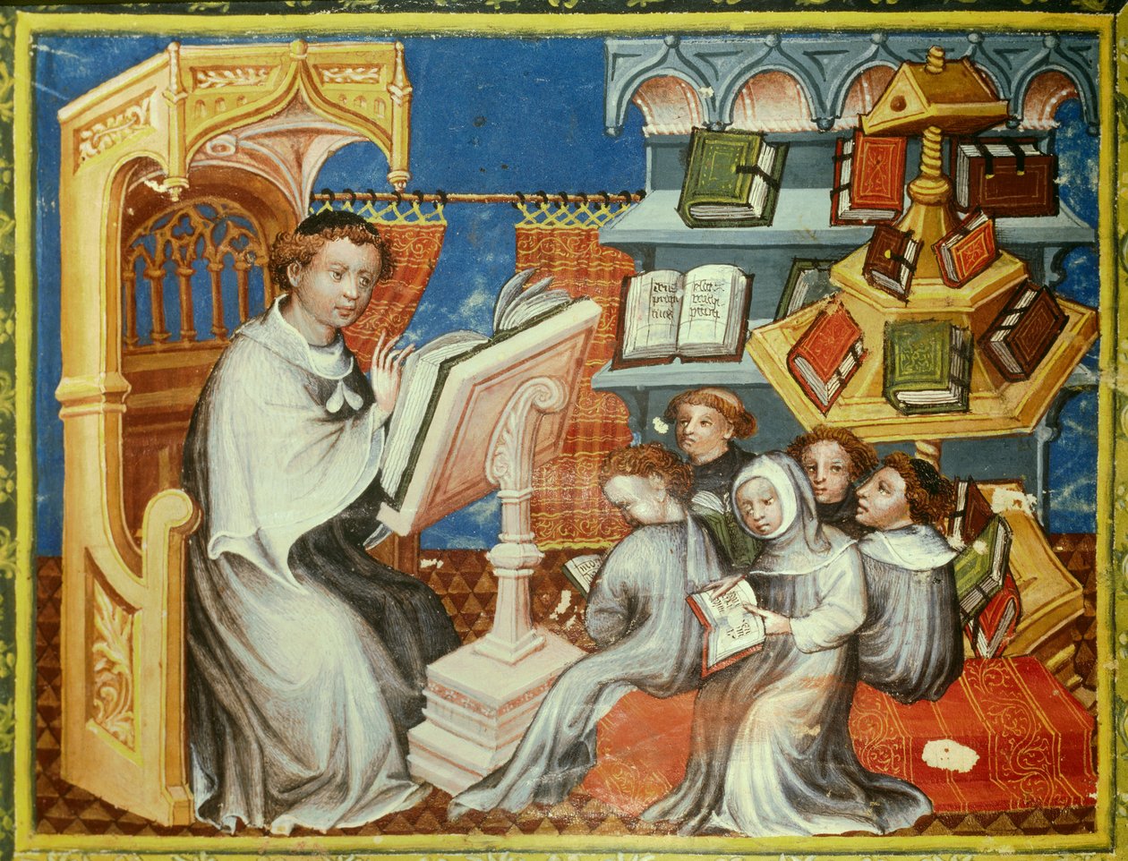 Monastic school of the convent of the hermits of Saint Augustine in ...