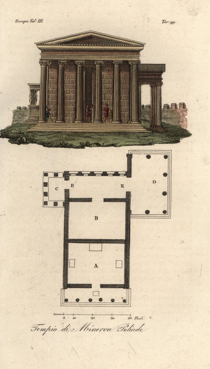 Erechtheion Floor Plan Louis Boitte | The Erechtheion On The