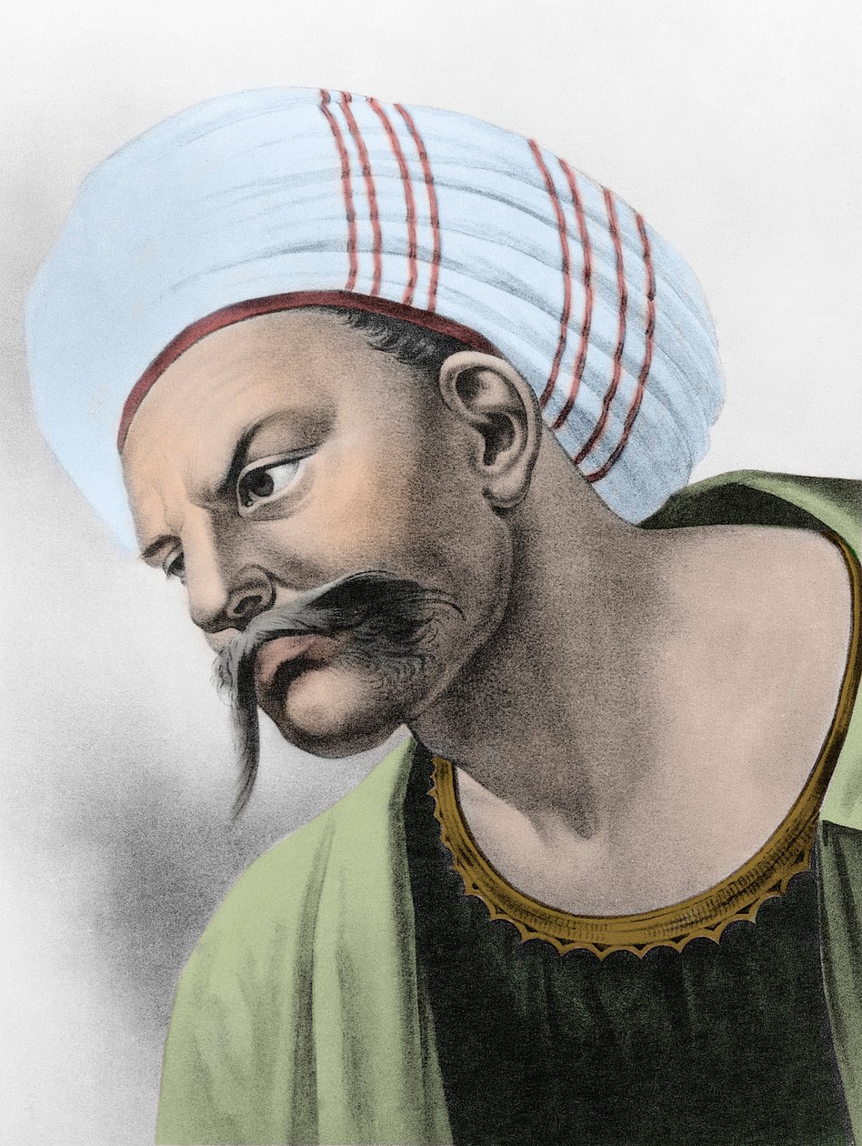 Portrait of Averroes (Ibn Rushd) - Portrait of Ibn-Rushd known as the ...