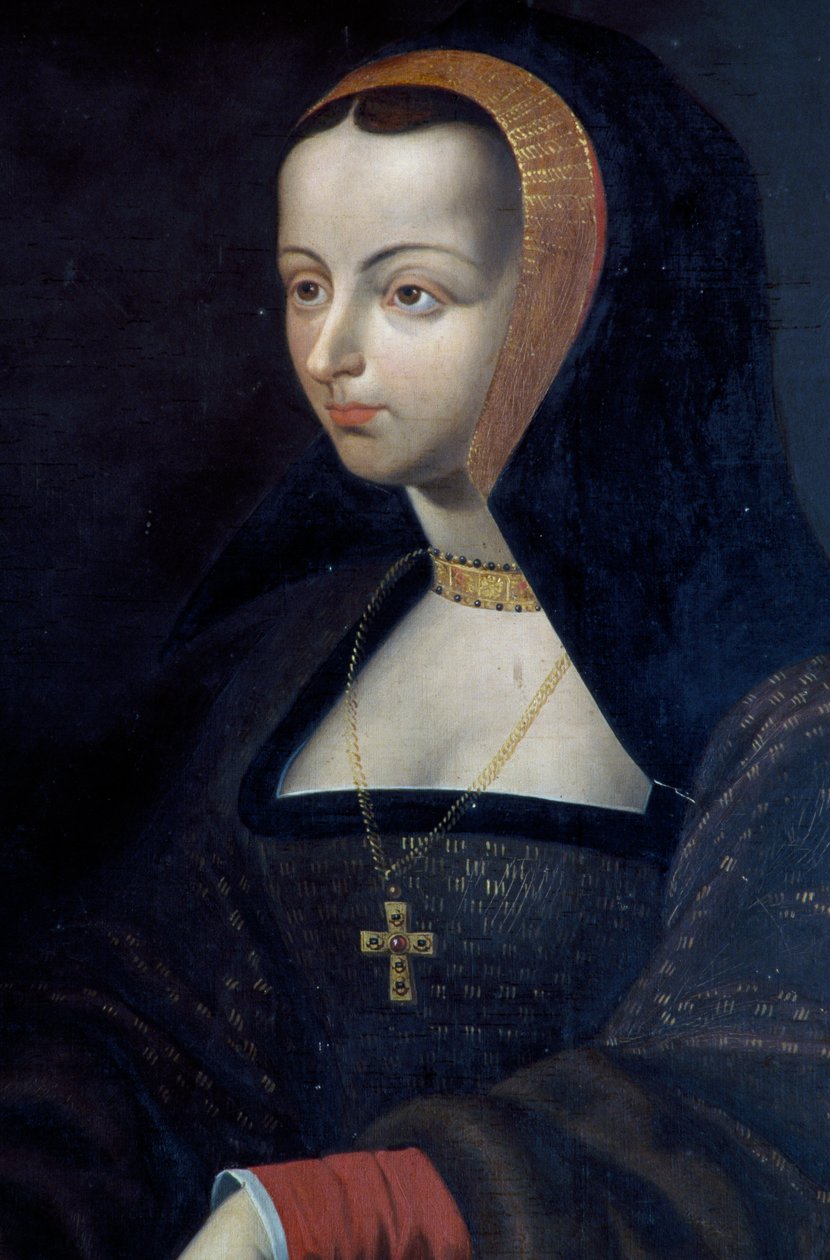 Portrait of Catherine Borbone of France by Unknown artist
