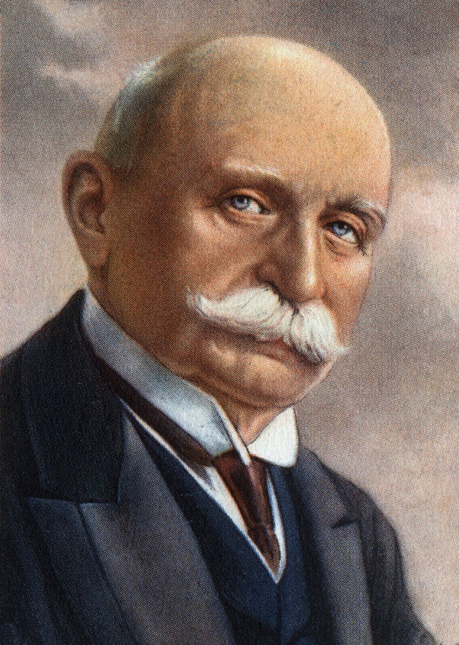 Portrait of Count Von Zeppelin (1838-1917), German Industrialist ...