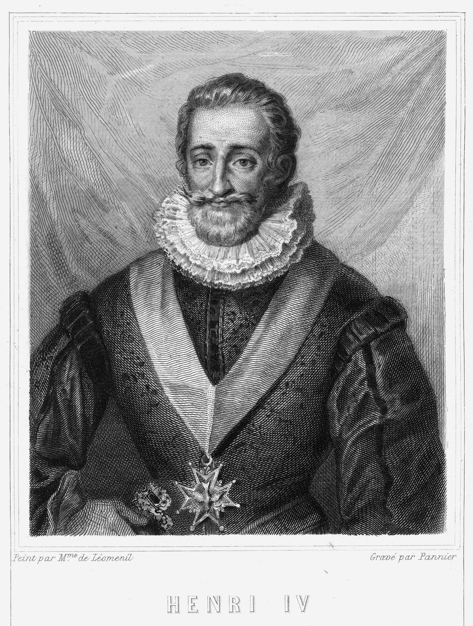 Portrait of Henry IV (1553 - 1610), King of France - in 'Histoire des ...