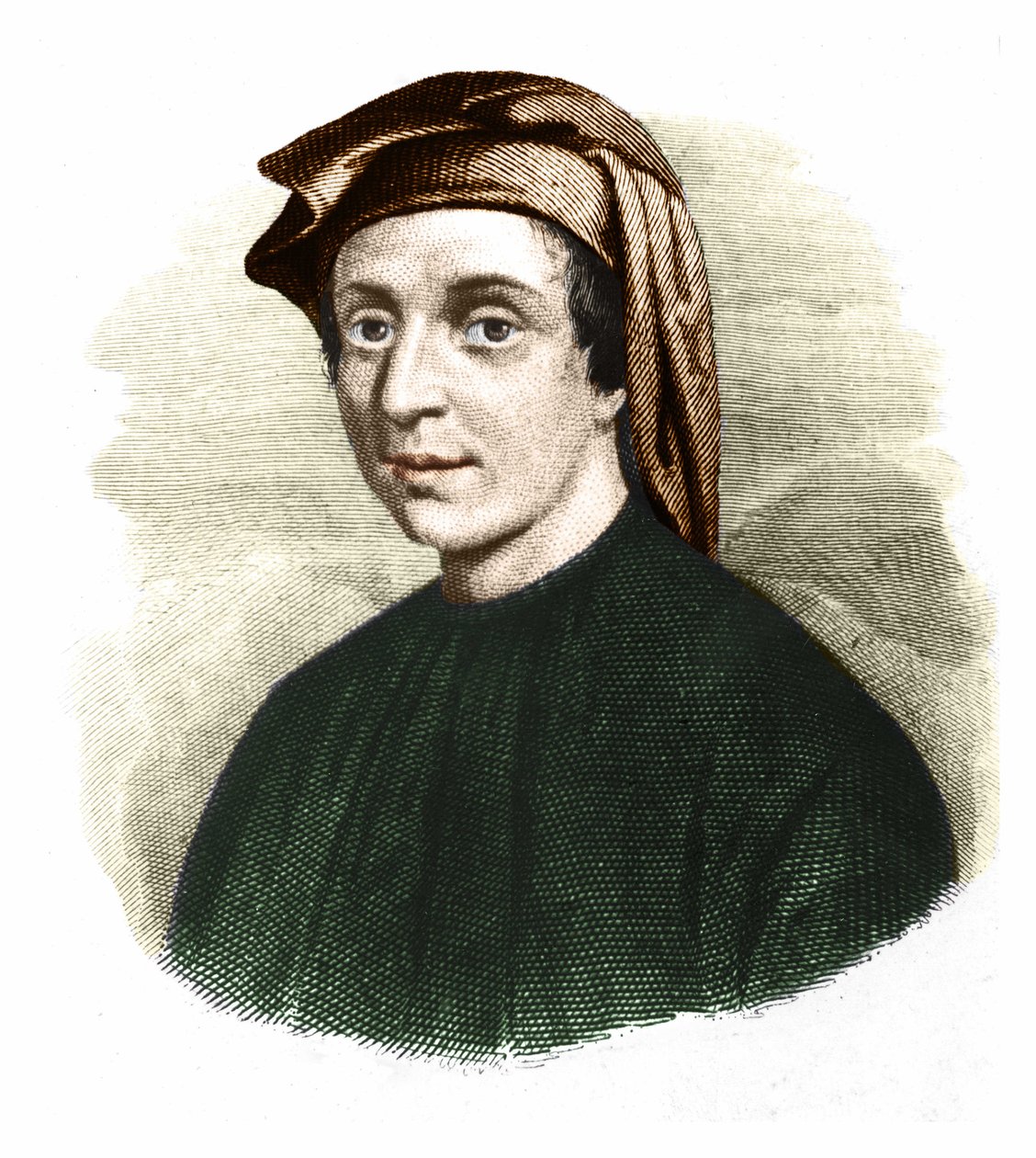 Portrait of Leonardo Fibonacci, Italian mathematician