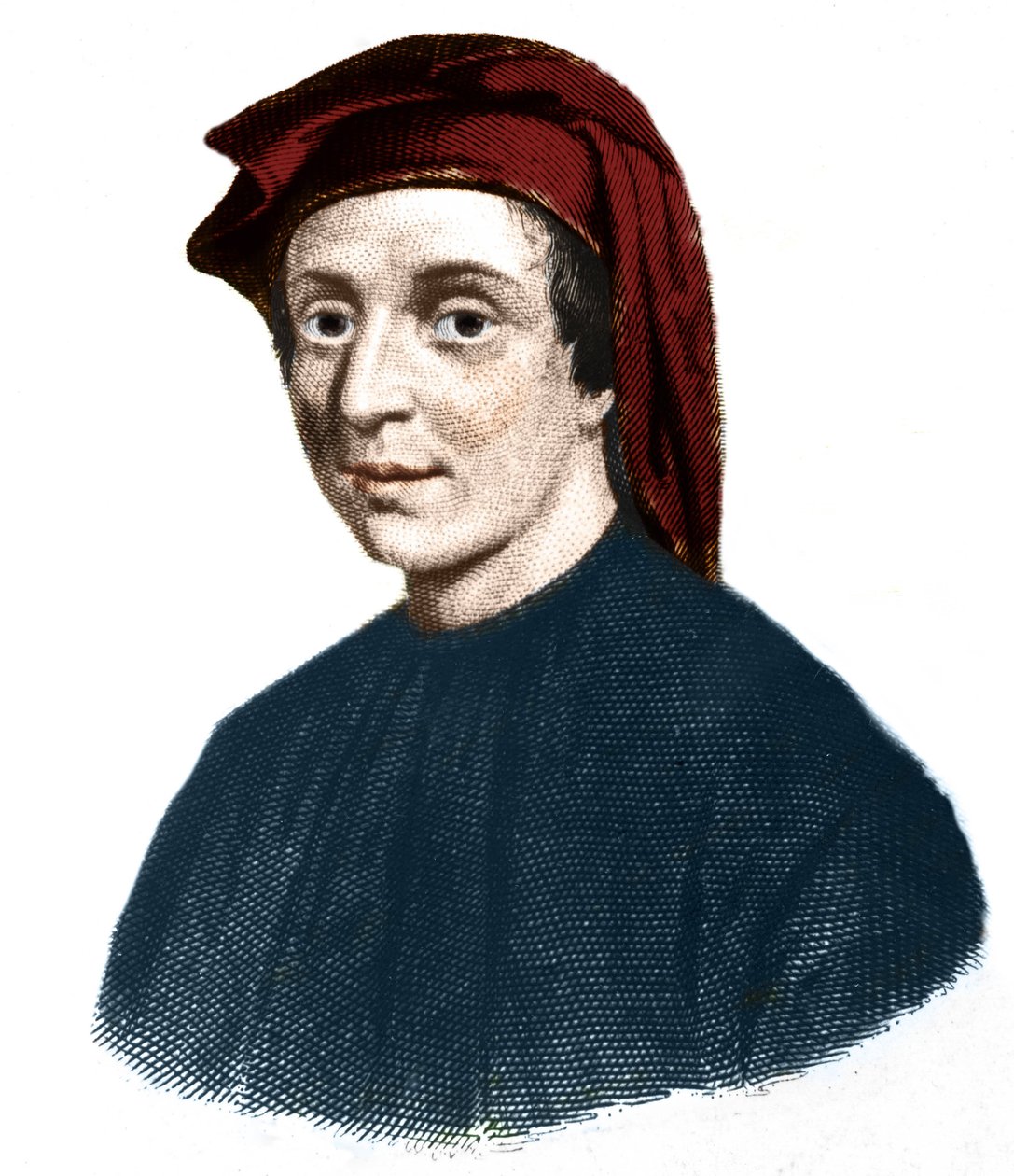 Portrait of Leonardo Fibonacci, Italian mathematician