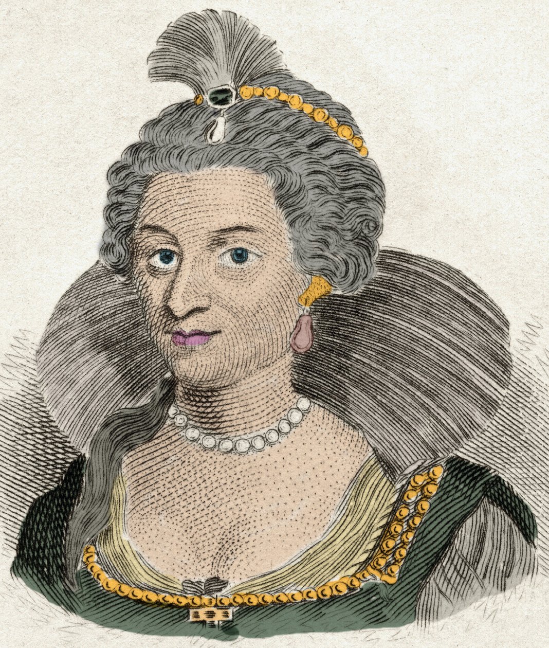 Portrait of Queen Anne of Denmark, Queen of England