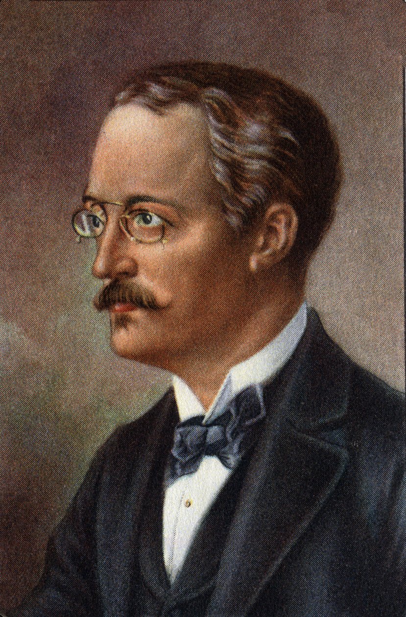 Portrait of Rudolf Diesel, German Engineer by Unknown Artist