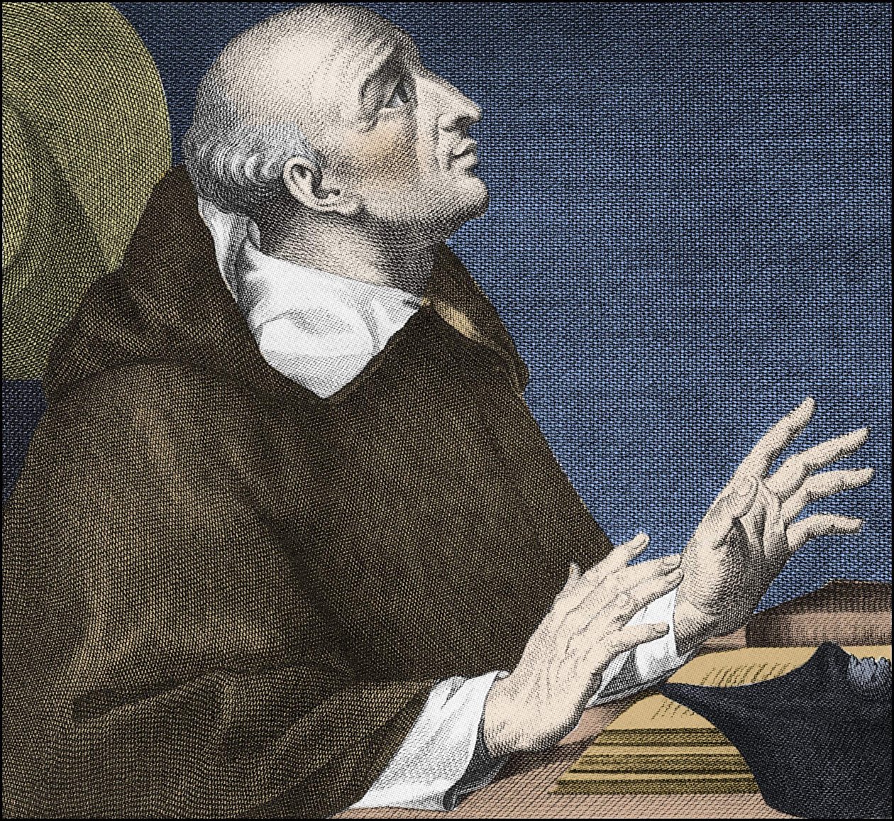 Portrait of Juan de Torquemada (1388-1466) Spanish cardinal of the 15th ...