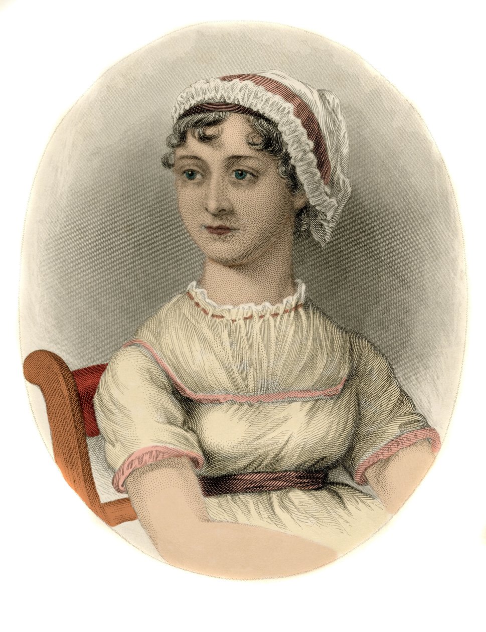 Portrait of the English writer Jane Austen by Unknown artist