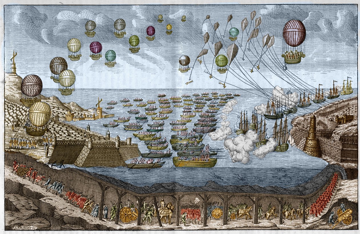 Project of Attack Against England in 1803 by Napoleon I - French Troops ...