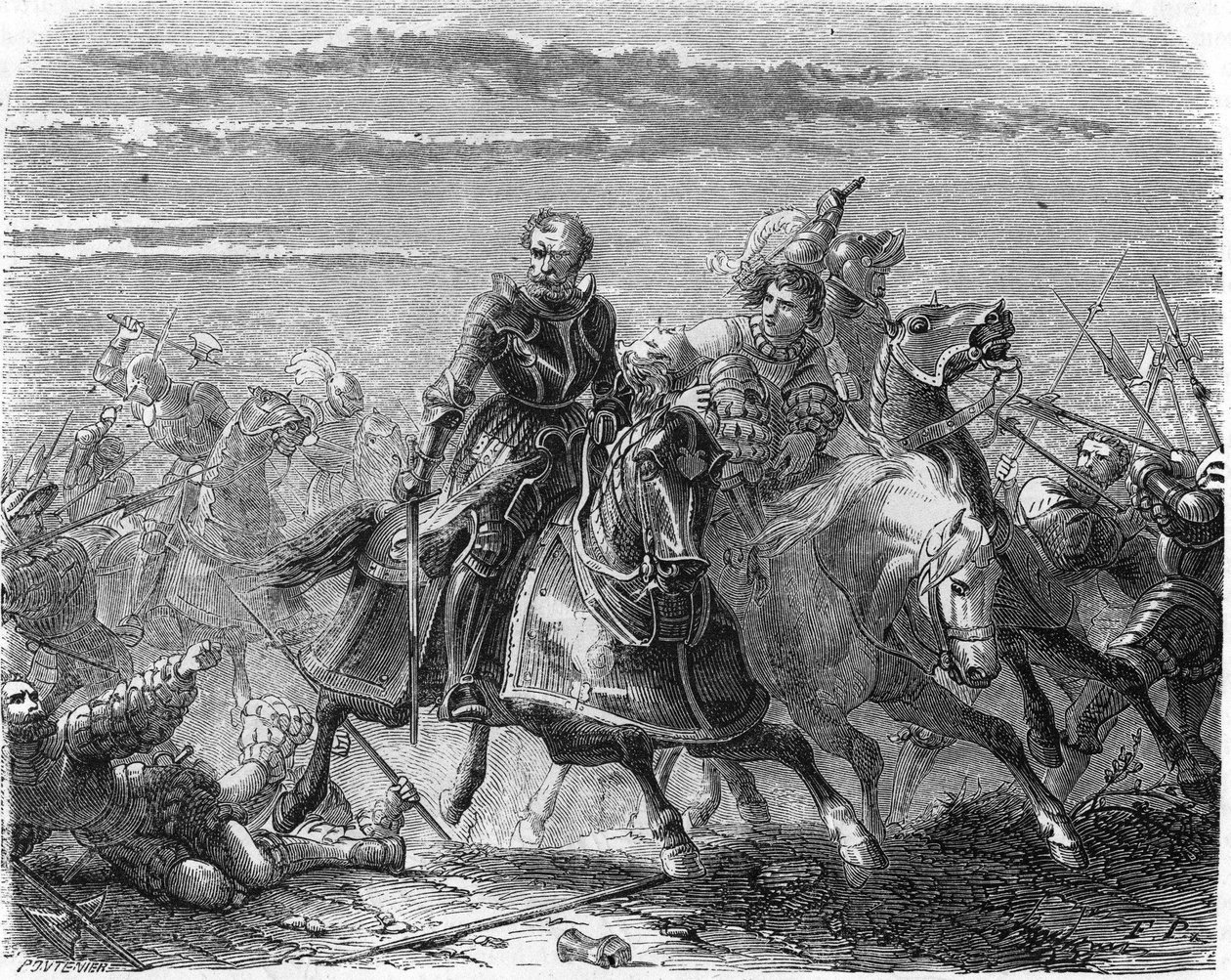 Robert of the Mark of Landsknechts Takes Away His Son's Body from the ...