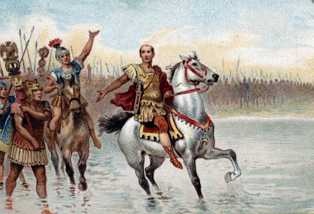 Roman political system: The consul. Julius Caesar crossed the Rubicon ...