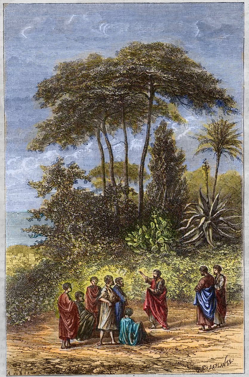 The School of Pythagoras - Pythagoras Among His Pupils in Crotona ...