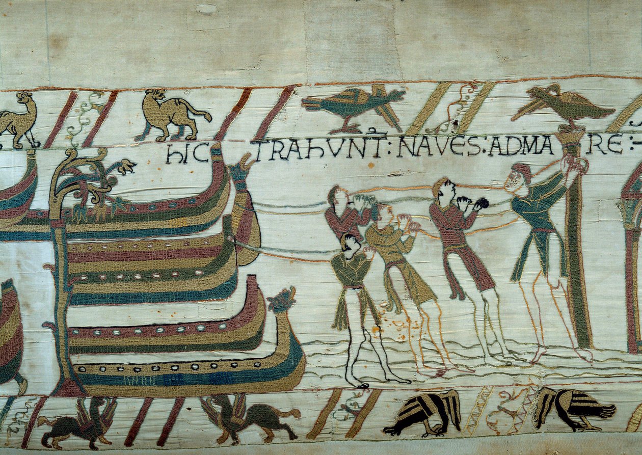 The conquest of England by the army of Duke of Normandy William the ...