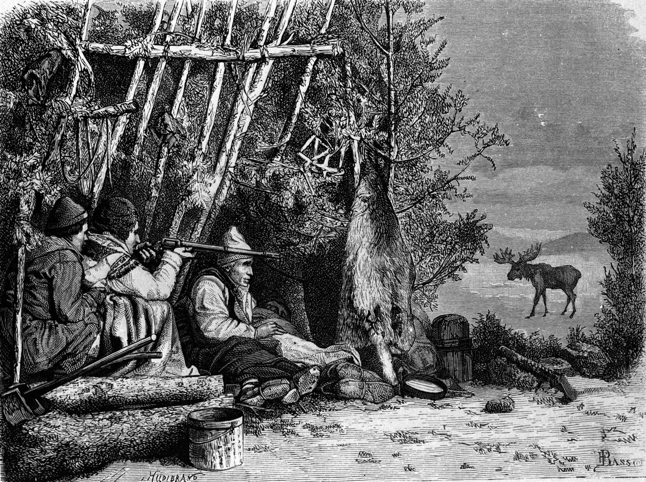 The daily life of trappers (professional hunters) in Canada: two ...