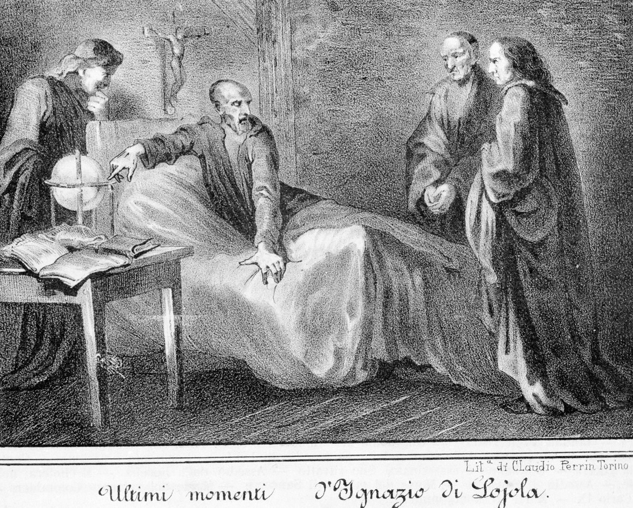 The death of Saint Ignatius of Loyola, founder of the Society of Jesus