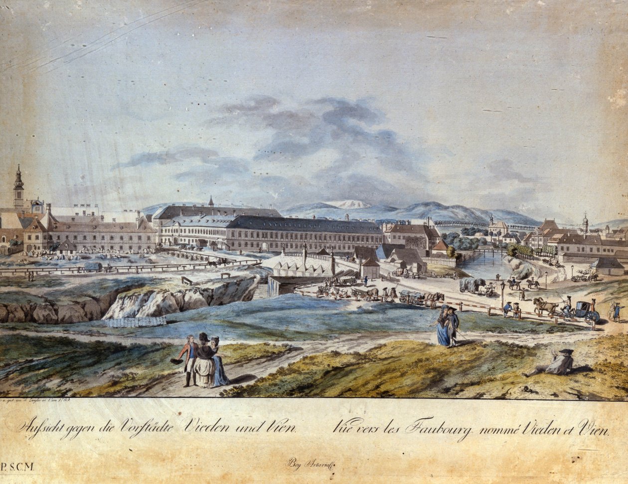 The Suburbs of Vienna in the 19th Century by Unknown artist