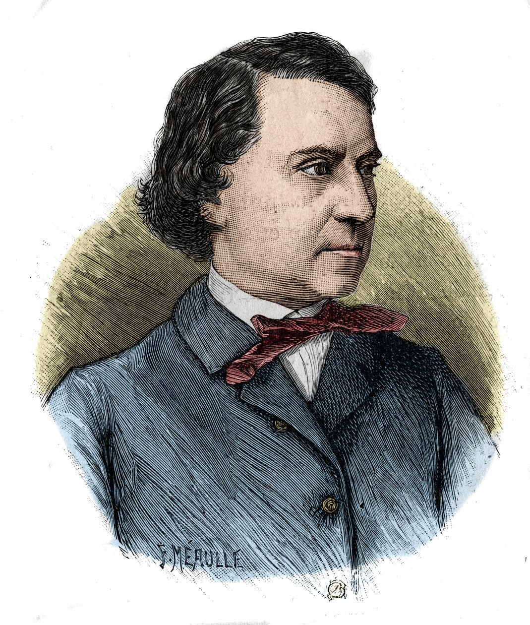 Portrait of Louis Blanc, French politician and historian