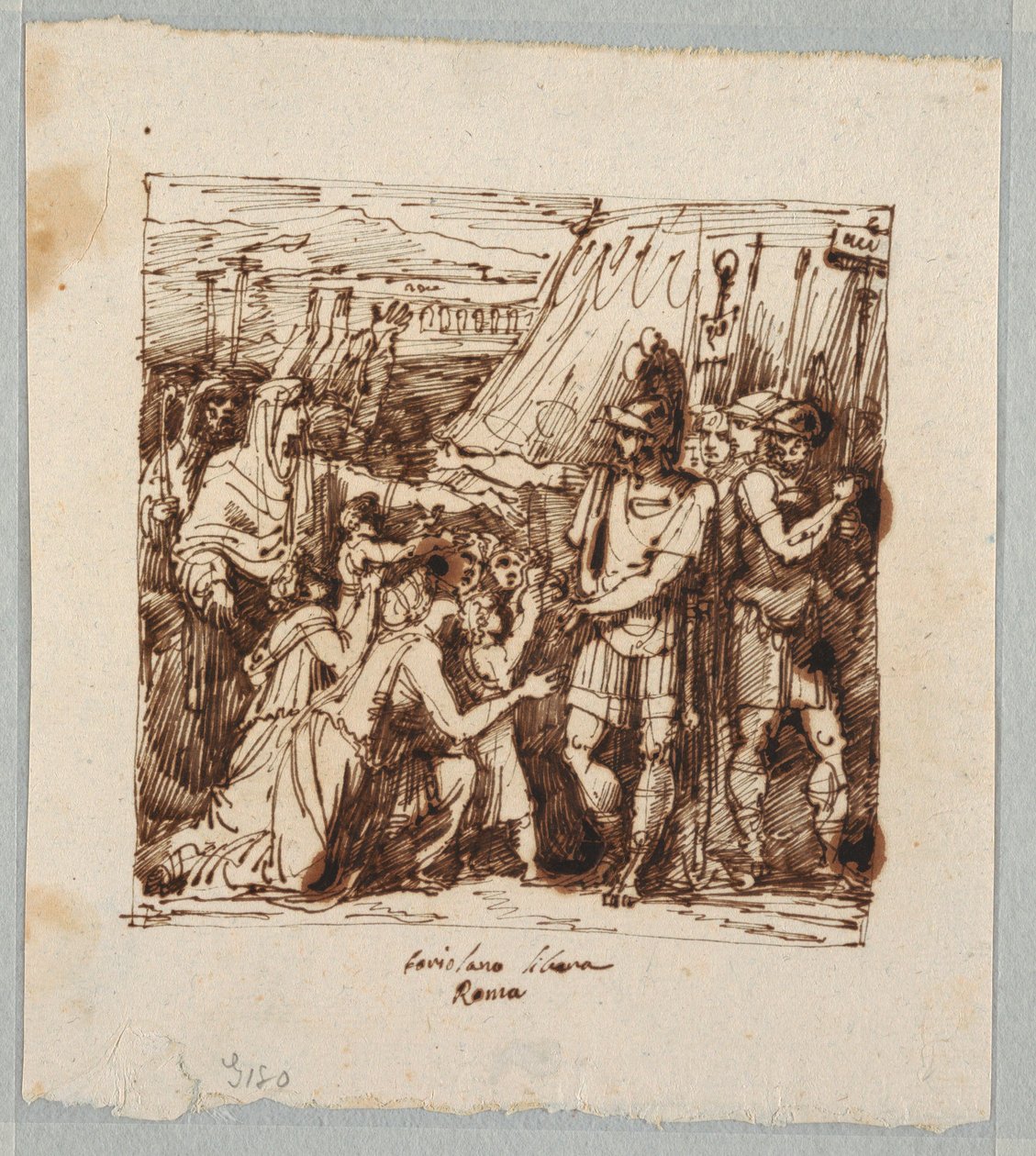 Coriolanus Agrees to Lift the Siege of Rome, late 19th century