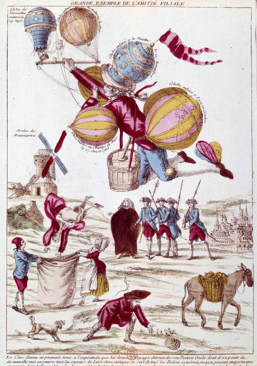 Balloon Flight: A Nephew Worried About His Uncle on a Balloon Journey