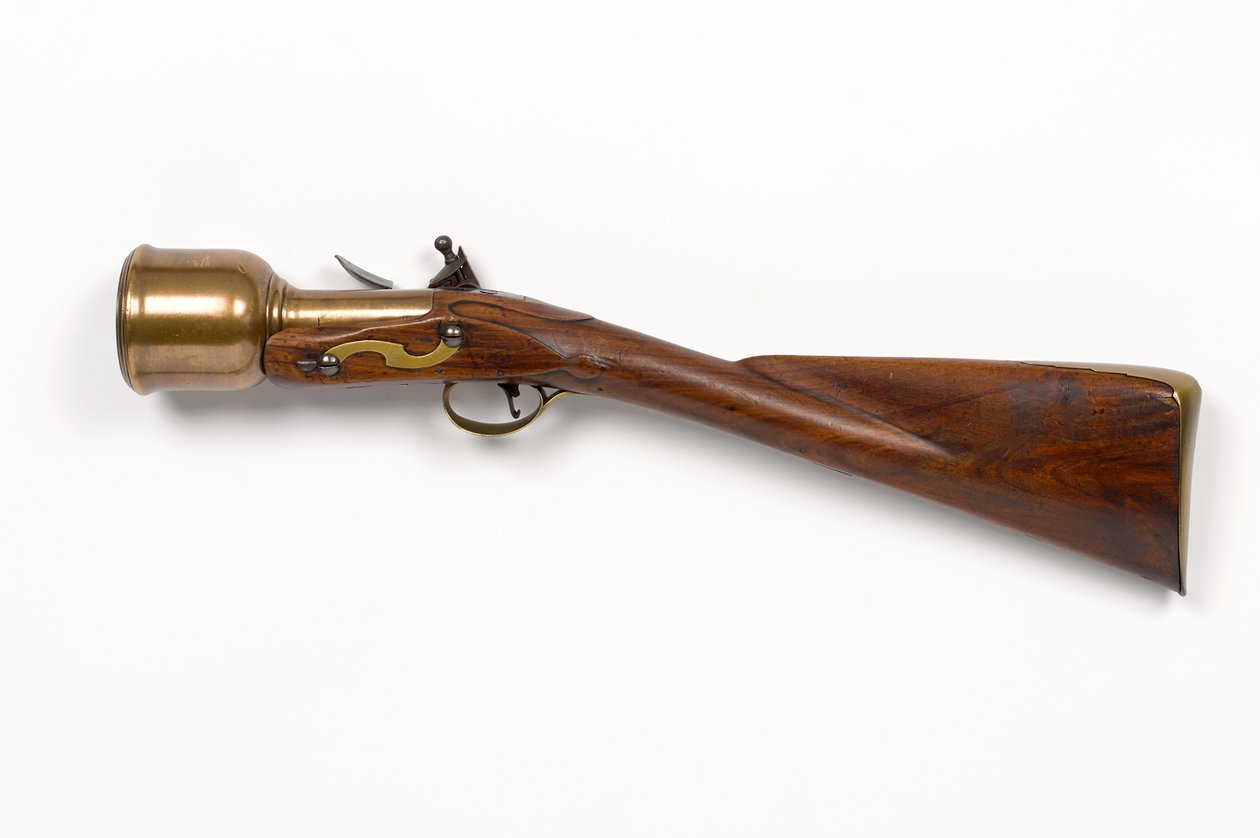 Flintlock hand mortar c.1760-1770 by Unknown artist