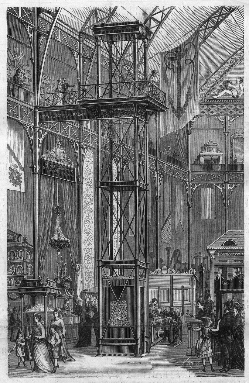 Hydraulic Elevator Invented by Megy Echeverria and Bazan, Exhibited at ...