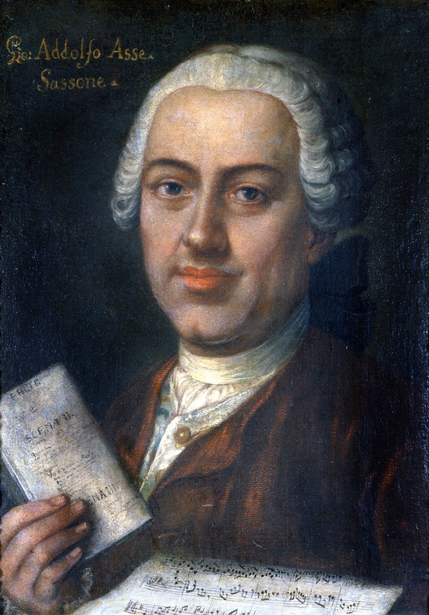 Johann Adolf Hasse, German Composer 1699-1783. Museo della Scala de Milan