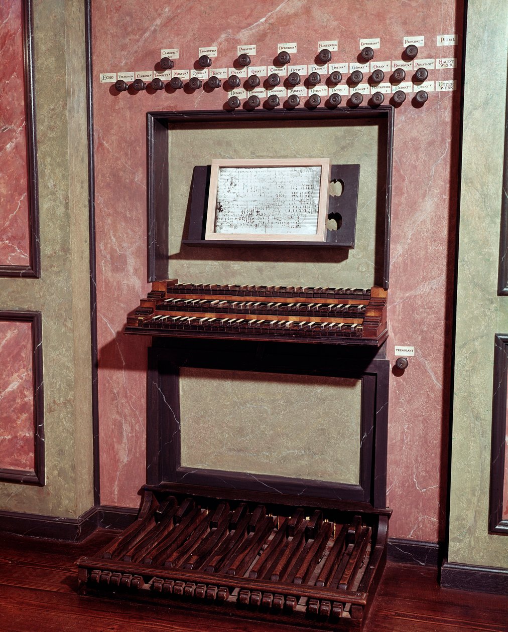 Organ of the Marienkirche church, Bonn, Germany, which Ludwig van Beethoven used to play as a child