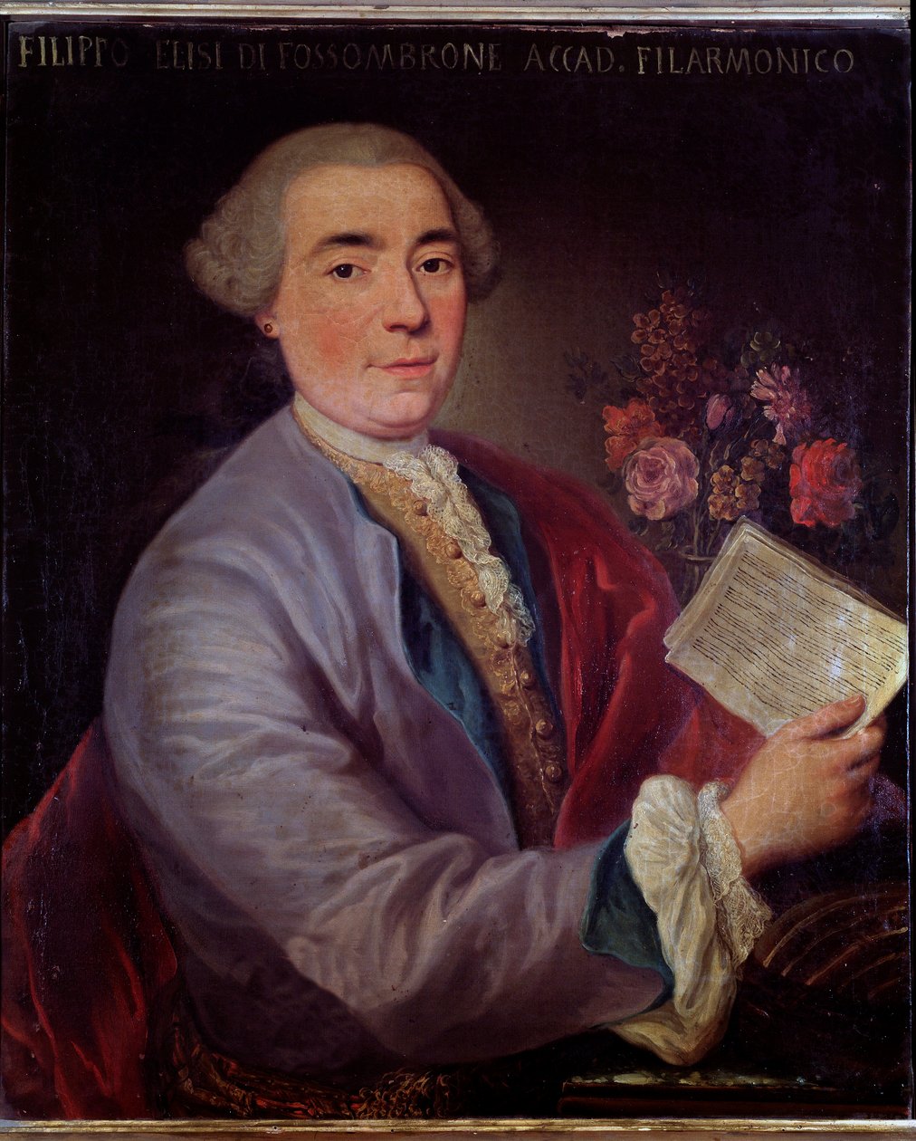 Portrait of Filippo Elisi, Italian Castrato