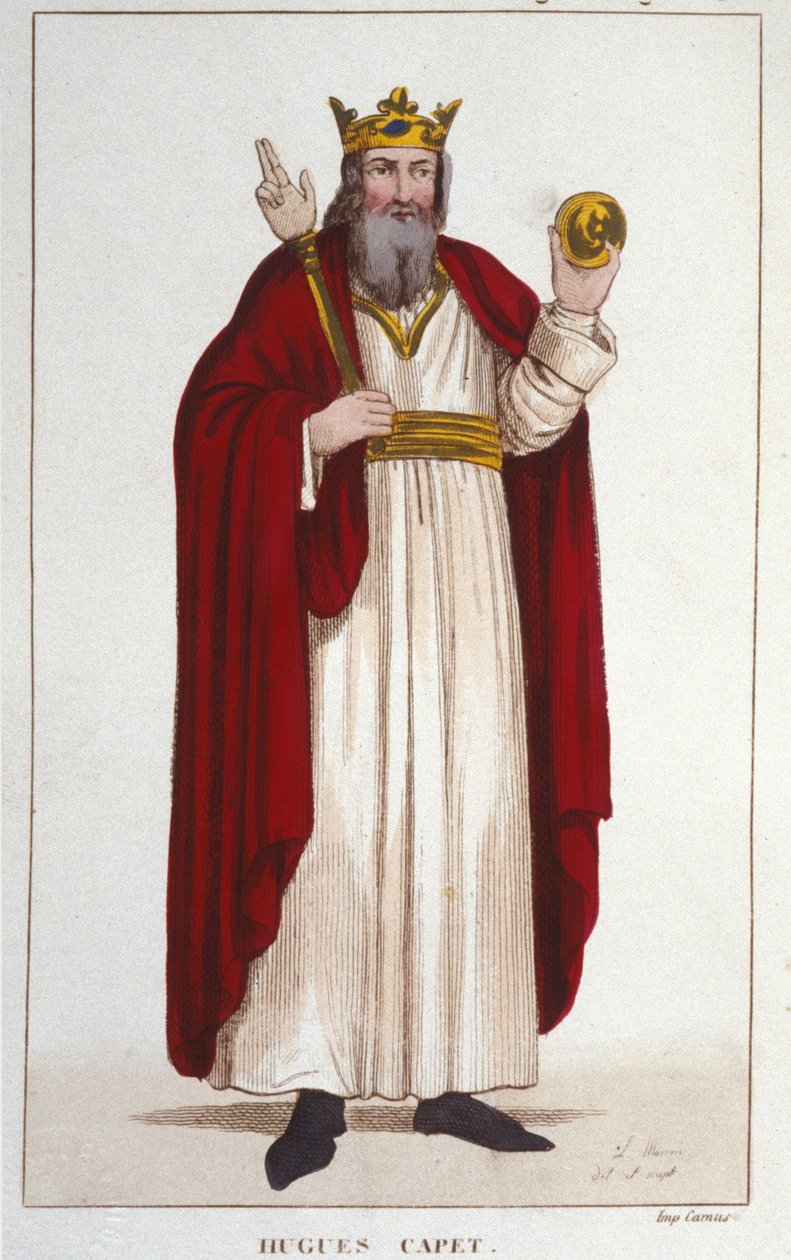 Portrait of Hugues I Capet, Duke of France and then King of France